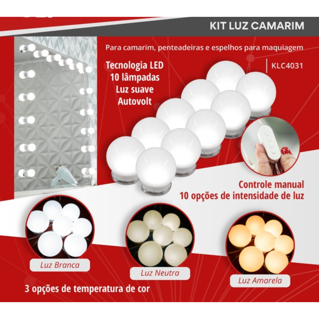 Kit de Luz para Camarim